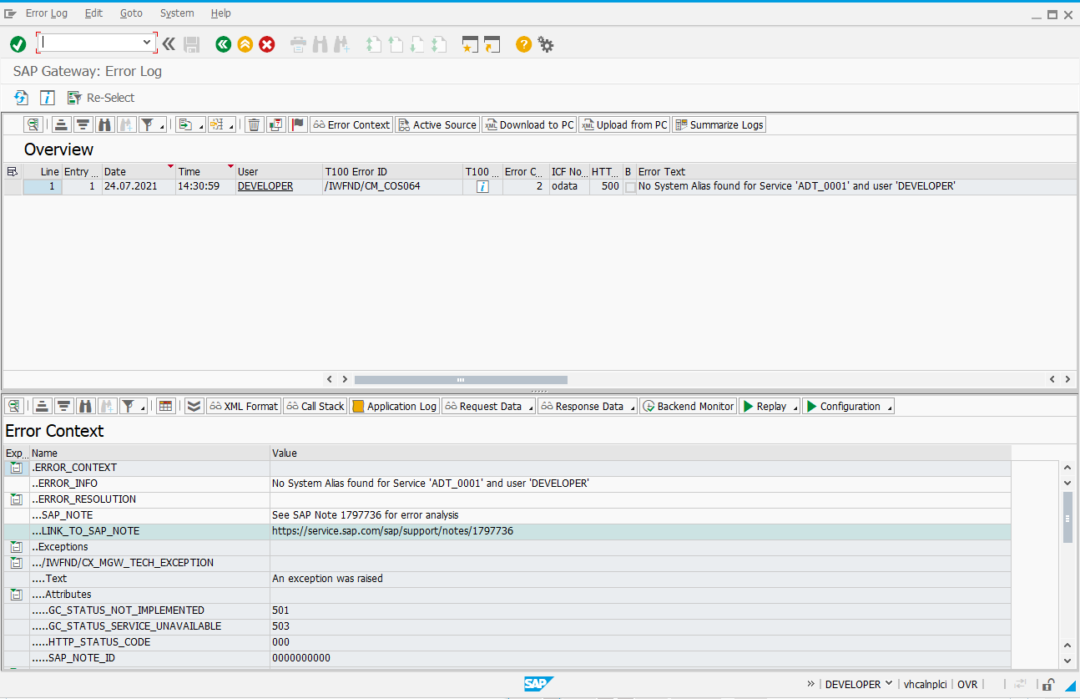 ODATA Services in Fiori – Sap Security Pages ODATA Services in Fiori – Sap Security Pages