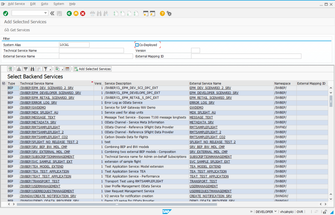ODATA Services in Fiori – Sap Security Pages ODATA Services in Fiori – Sap Security Pages